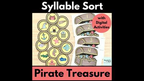 Pirate Treasure Counting and Sorting Syllables for Phonological Awareness