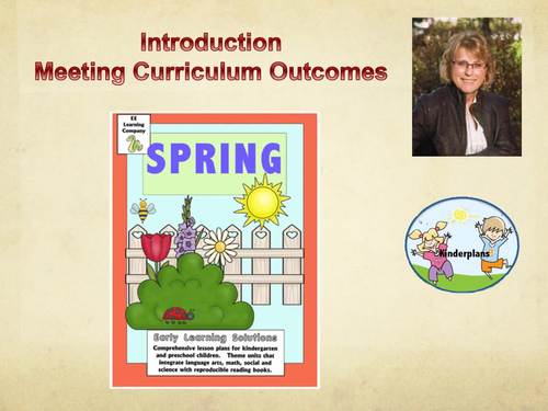 Pre-Kindergarten Spring Literacy and Math Lesson Plans by Kinderplans