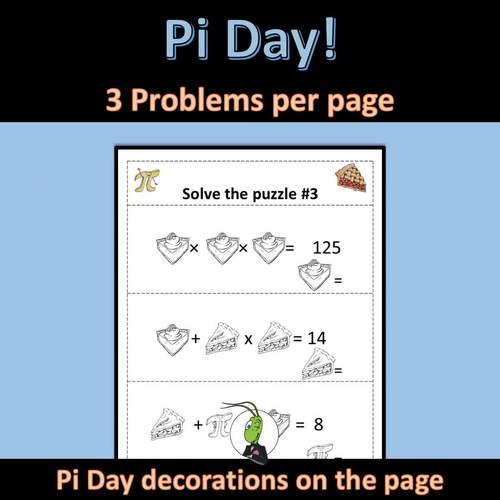 Solving Pi Day Number Sense Logic Puzzles by Grasshopper Mathematics