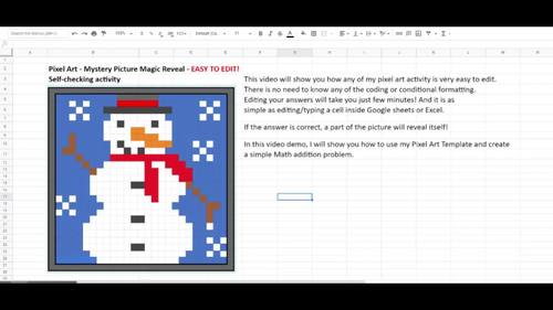 Digital French Pixel Art - PRENDRE - Irregular Verbs Mystery Reveal Picture