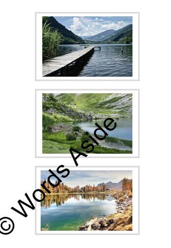 Nature Vocabulary Flash Cards Photos Speech Therapy Sped ESL Autism