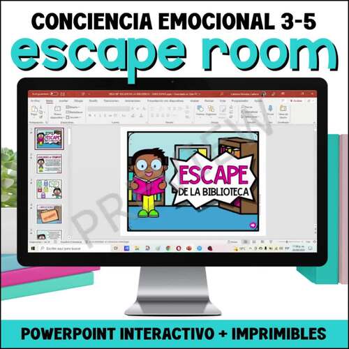 EMOCIONES Y SENTIMIENTOS - ESCAPE ROOM EN ESPAÑOL. 3-5 by Meraki ...