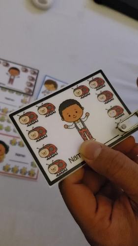 Positive Behaviour Management PUNCH CARDS! (spring edition- Bug kids)