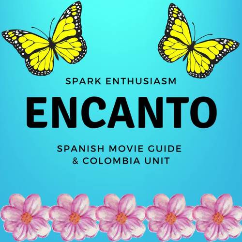 Encanto Spanish Movie Guide & Colombia Unit - Carlos Vives, Botero, Familia