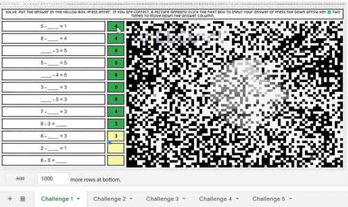 May the Fourth Pixel Art Math Google Sheets Missing Number Subtraction ...