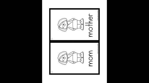 BUNDLE All About My Family Vocabulary Activities for Kindergarten and ...