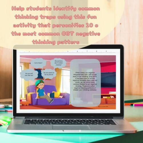 CBT Thinking Traps: 10 Common Negative Thought Patterns as Characters