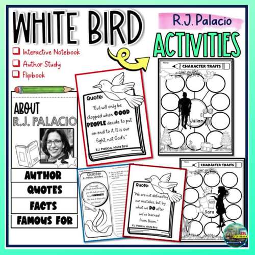 White Bird by R.J. Palacio | Writing Prompts, Reflection & Holocaust Study