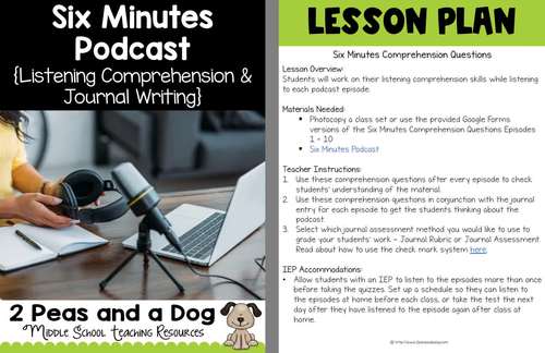 Six Minutes Podcast Comprehension Questions 141 - 150 by 2peasandadog