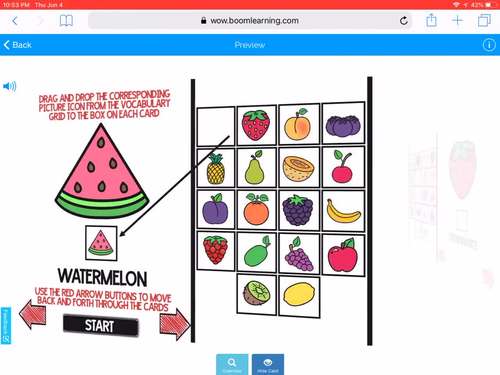 Yum Yum Fruit Interactive Book + NO PRINT BOOM Card Version by KKnight ...