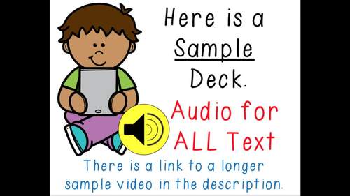 Boom Cards Sight Word Practice Lesson for the Word OWN 30 Cards w/Audio