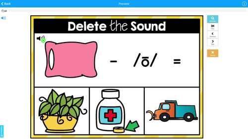 Phoneme Deletion Boom Cards™ by Teaching With Love and Laughter | TPT