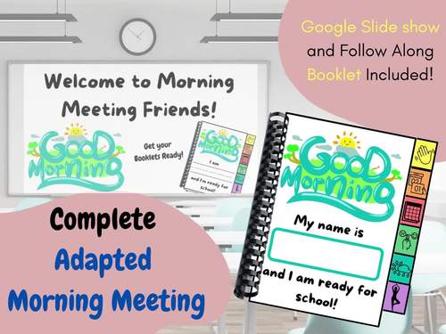 Adapted Morning Meeting / Adapted Morning Circle for Special Education