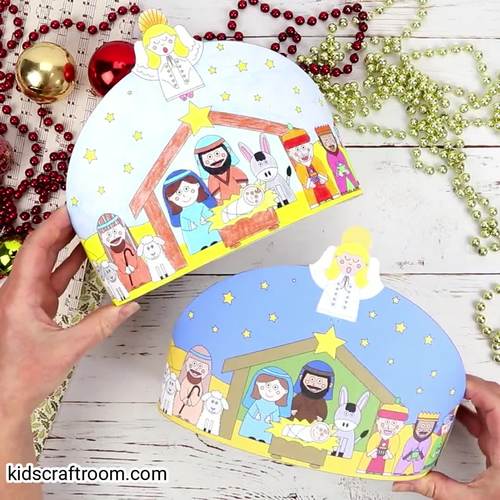 Nativity Hats - Christmas Craft - Nativity Craft - Religious Christian ...