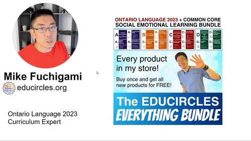 Ontario Language 2023 Curriculum Bundle | The Educircles EVERYTHING Bundle | SEL