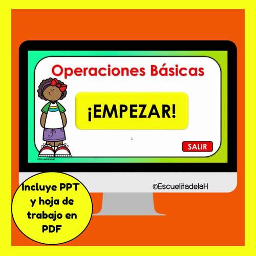 Operaciones Basicas Juego Interactivo - Basic Operations Interactive Game