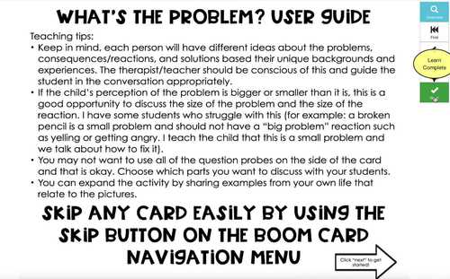 What's the Problem? Print & Digital Real Photo Cards for Problem Solving