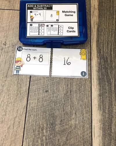 2nd Grade Fluently Add & Subtract within 20 Math Centers - 2nd Grade ...