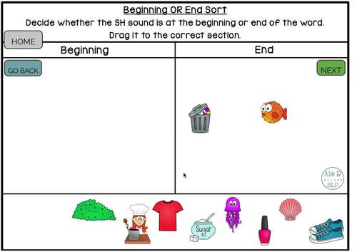 SH Sound Articulation Phonological Awareness BOOM Cards™ for Speech Therapy