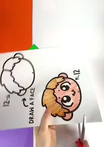 Halloween Magician Kids Moveable Paper Puppet Doll Fall Craft Autumn ...