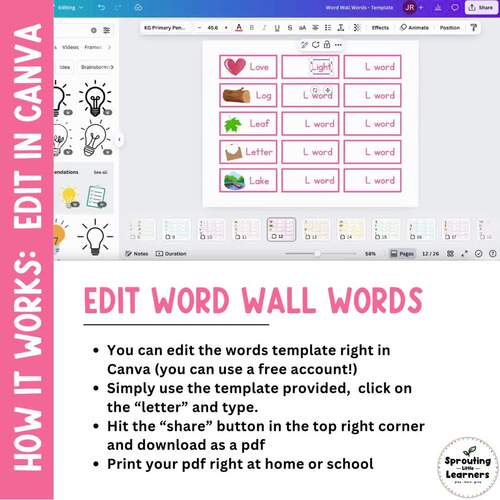 Editable Animal Themed Word Wall – A–Z Alphabet Printables | TPT