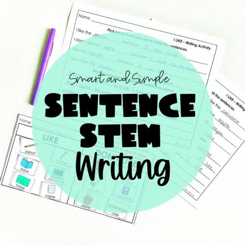 ELL Sentence Stem Writing Activities | Animals | Digital by The ...