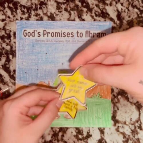 God’s Promises to Abram Bible Craft – Faithfulness | Genesis 12-15 Abraham