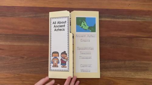 Ancient Aztec Activity: Simple, Primary Ancient Civilization Lapbook