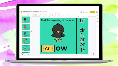 R Blends Activities Google Classroom by CrazyCharizma | TpT