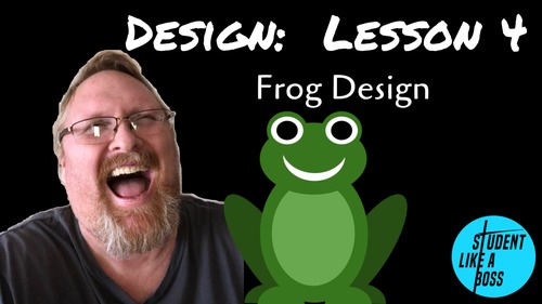 STEAM Frog Design: Digital Art Google Drawings Lessons and Tech Sub Plans
