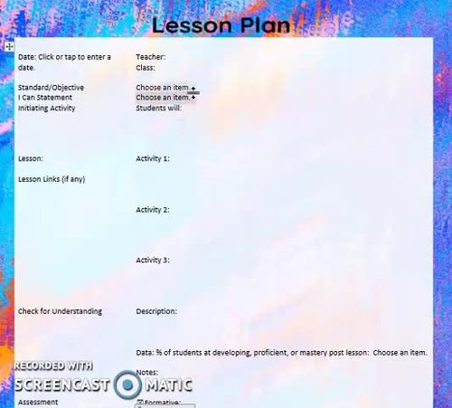 Editable Lesson Plan Template- ELA by CLS2021 | TPT