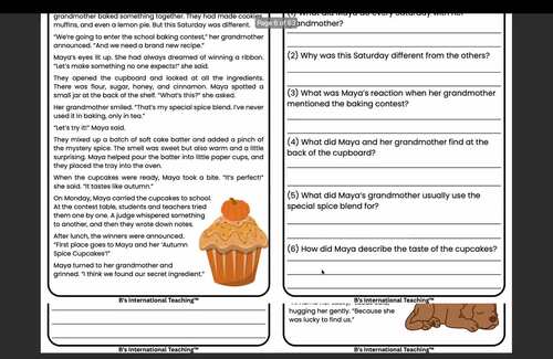 Grade 3 Reading Comprehension Passages | Science of Reading | UK & US ...