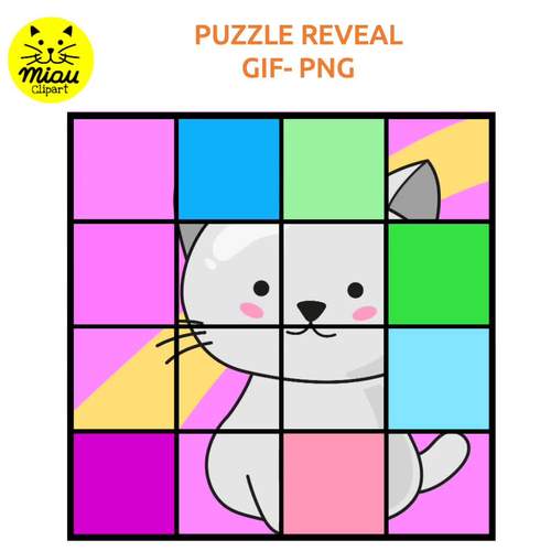 Puzzle Reveal Clip Art | Progression Overlay | Gif - Png by Miau clipart