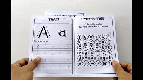 Find the Letter | Alphabet Recognition Worksheets | Morning Work