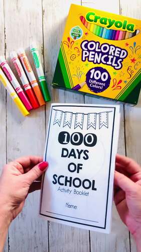 100 Days of School Activity Counting Booklet by Traci Bender - The ...