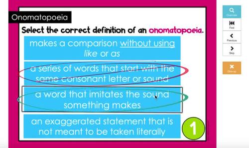 Onomatopoeia Boom Cards Activity | Digital Task Cards | TPT