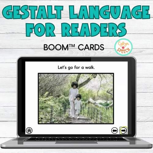 Gestalt Language Processing for Readers, Language for Autism Boom Cards™