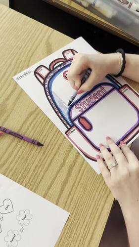 Back to School: Get to Know You Craft | This or That | First Day Activity