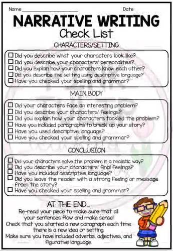 Narrative Writing Worksheet Pack - No Prep Lesson Ideas | TPT