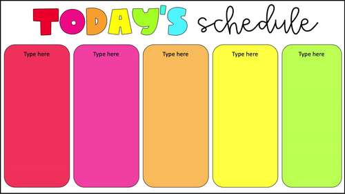 Daily Slides Templates | For PowerPoint and Google | Distance Learning