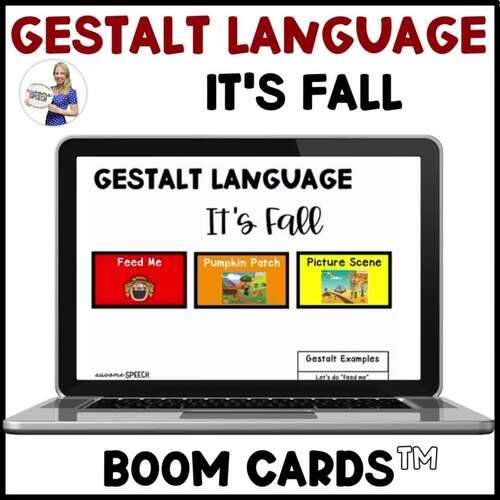 Gestalt Language It's Fall Activity Boom Cards by Ausome Speech