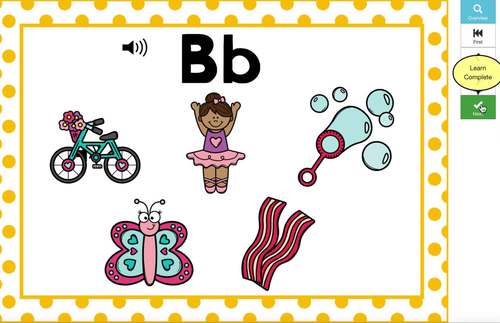 Letter Bb with Boom Cards™ | Digital by Just Julie Shop | TPT