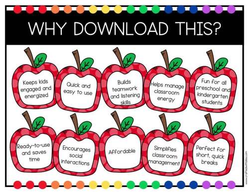 50 Brain Break Games PPT by Crafted with Bliss by Teacher Pia | TPT