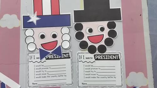 D.I.Y. Presidents / Presidents Craft/Printable:coloring pages/Decorate ...