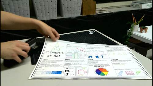 Elements of Art Folder Cover & Guide by Jamie Perna | TPT