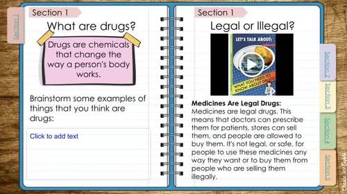 Digital Substance Use and Abuse Health Grade 4, 5 and 6. | TpT