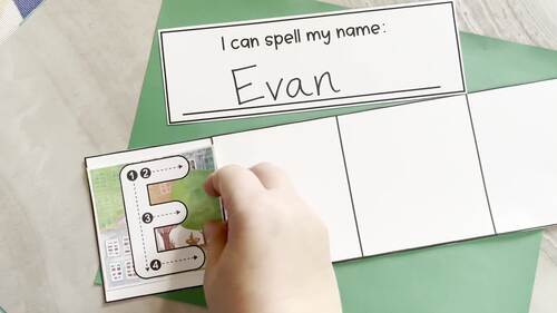Name Building Beginning Sounds Center- Preschool, Kindergarten | TPT