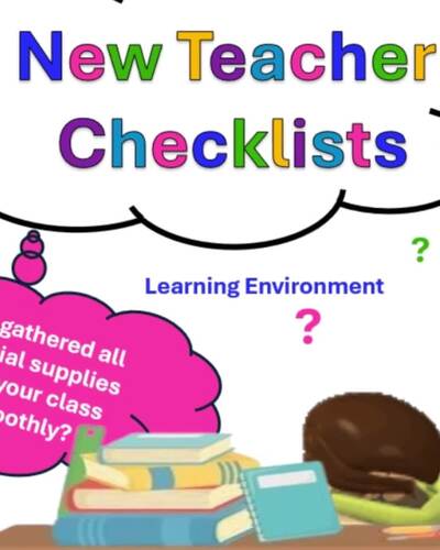 New Teacher Checklists by PREP TIME Treasures | TPT