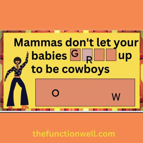 MEGA BUNDLE Song Lyric Completion (Songs From 1950-2020) Adult Aphasia Game