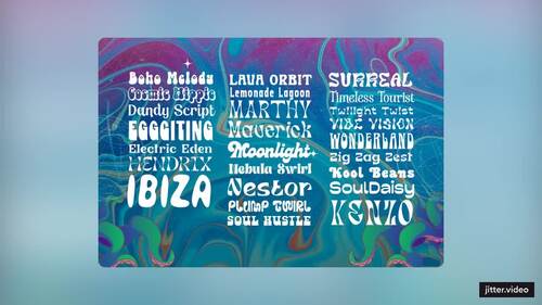 25 Psychedelic Fonts - Groovy Retro Fonts for Hippie, Trippy, and Funky ...